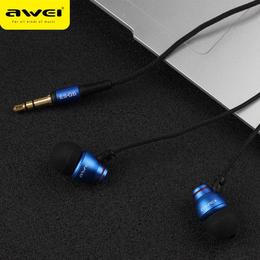 هندزفری اَوی مدل ES-Q6 - Awei ES-Q6 Earphone | فروشگاه اینترنتی جانبی شو