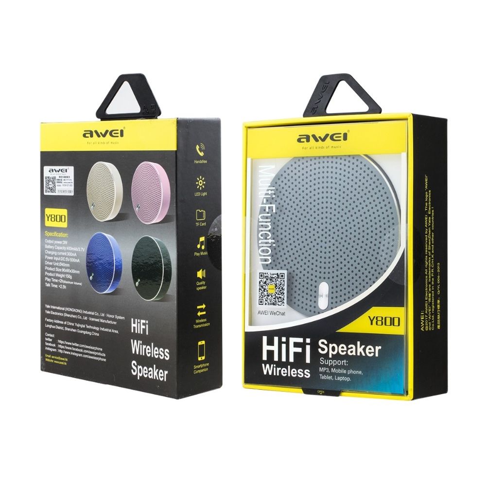 اسپیکر بلوتوث اَوی مدل Y800 - Awei Y800 Portable Bluetooth Speaker | فروشگاه اینترنتی جانبی شو